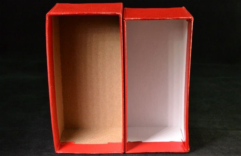 4.5" 2x2 Storage Red Boxes