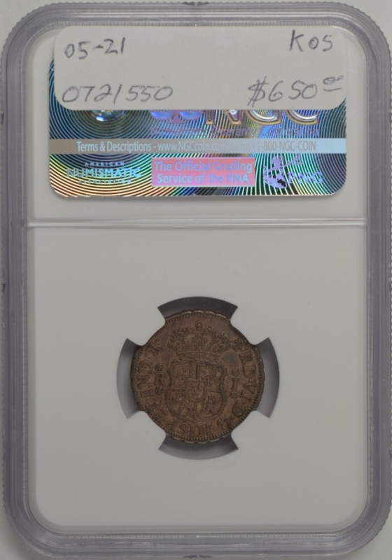 1757-LM Peru 1 Real - Fernando VI (Colonial Milled Coinage) - NGC AU58