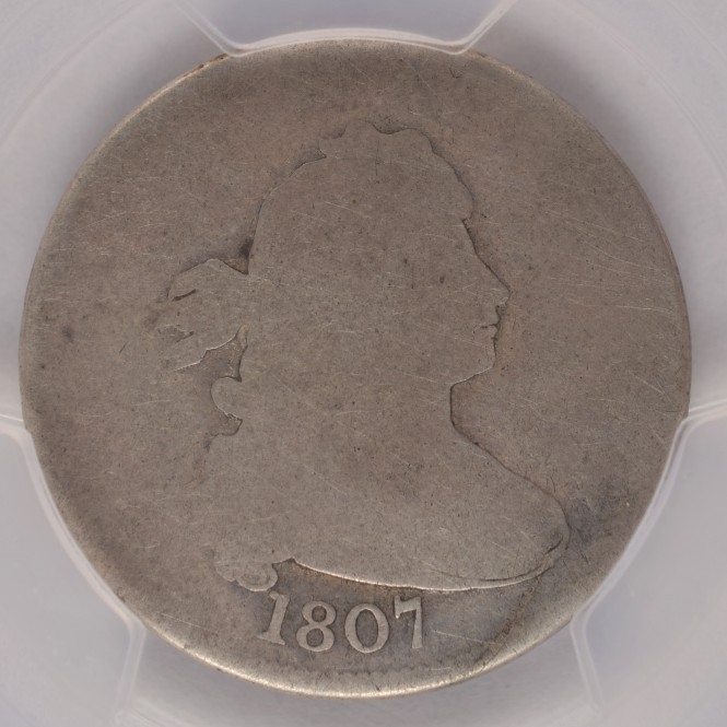 1807 U.S. 25¢ - Draped Bust Silver Quarter - PCGS PO01 (CAC!)