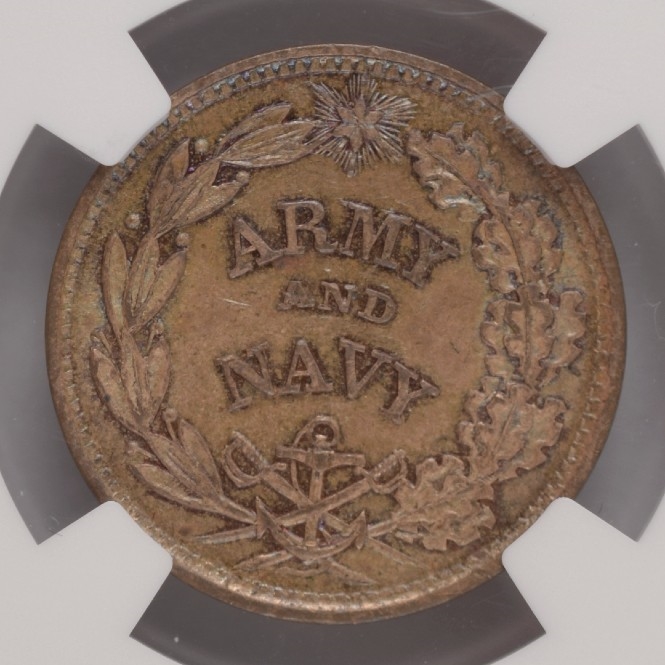 1861-1865 U.S. Civil War Token - The Federal Union - NGC MS63BN