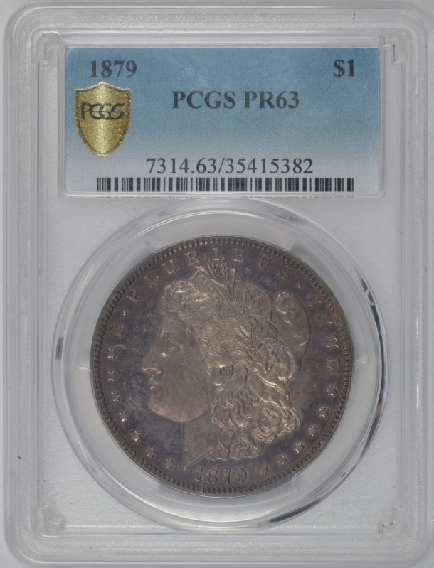 1879 U.S. 1$ - Morgan Silver Dollar - PCGS PR63