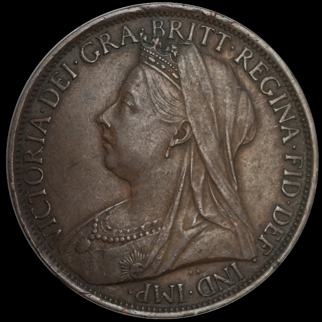 1900 Great Britain 1 Penny - Victoria (3rd portrait)