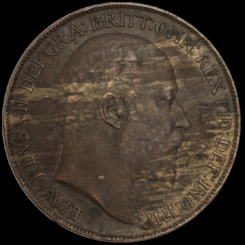 1908 Great Britain 1 Penny - Edward VII