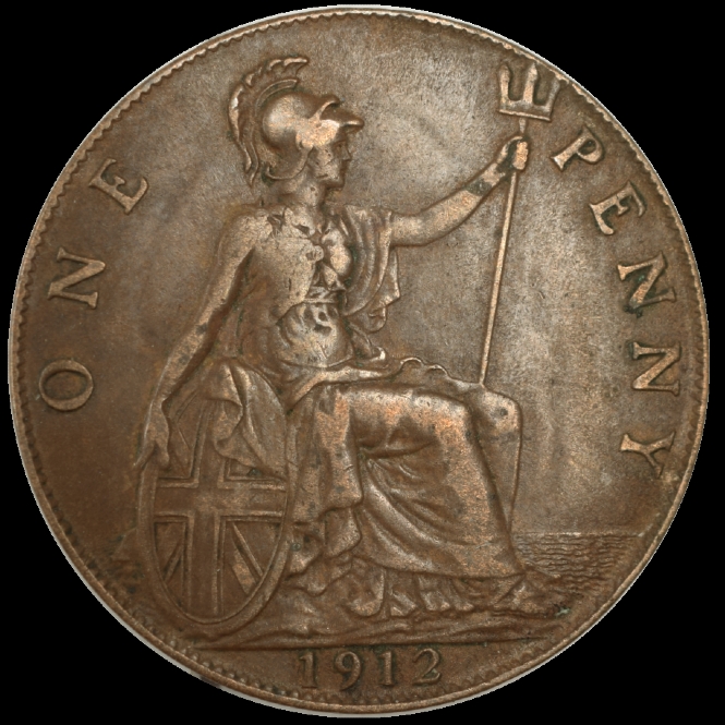 1912 Great Britain 1 Penny - George V