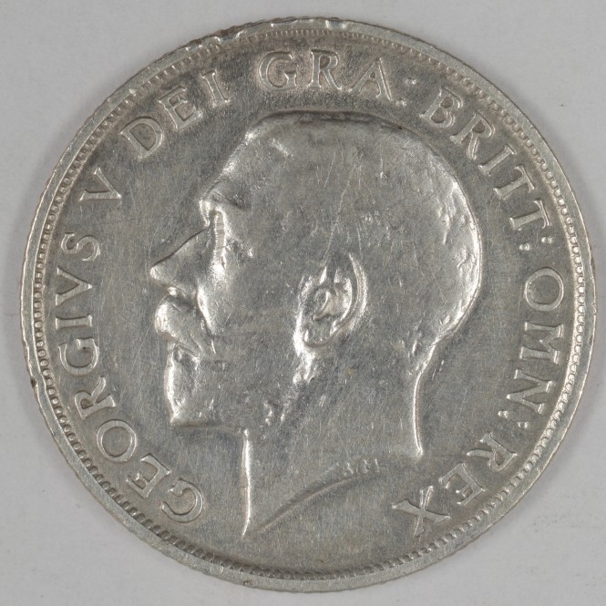1916 Great Britain 1 Shilling - George V (1st Type)