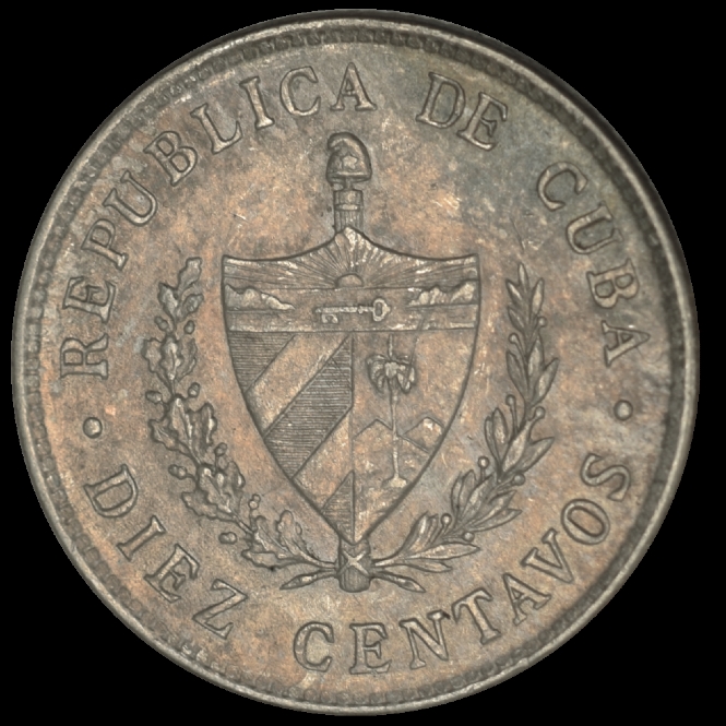 1920 Cuba 10 Centavos