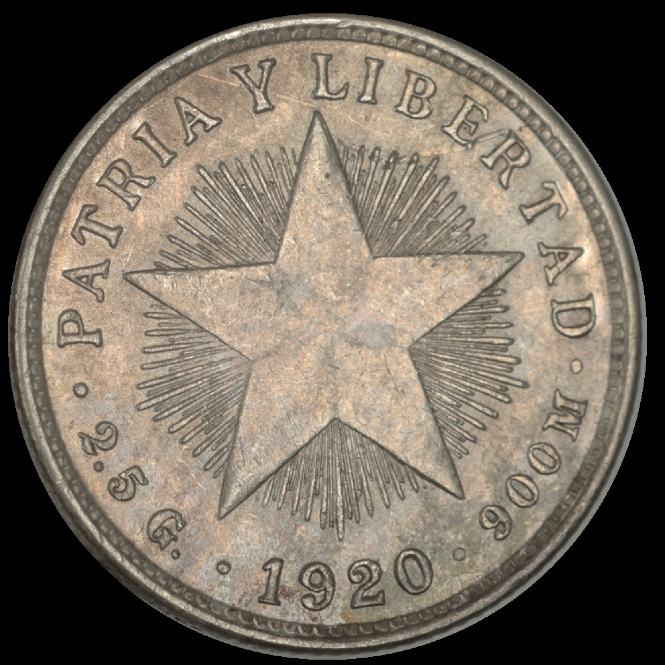 1920 Cuba 10 Centavos
