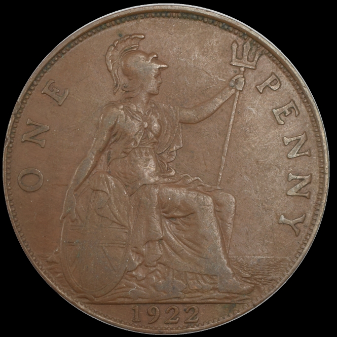 1922 Great Britain 1 Penny - George V