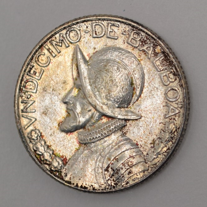 1932 Panama 1/10 Balboa (Silver)