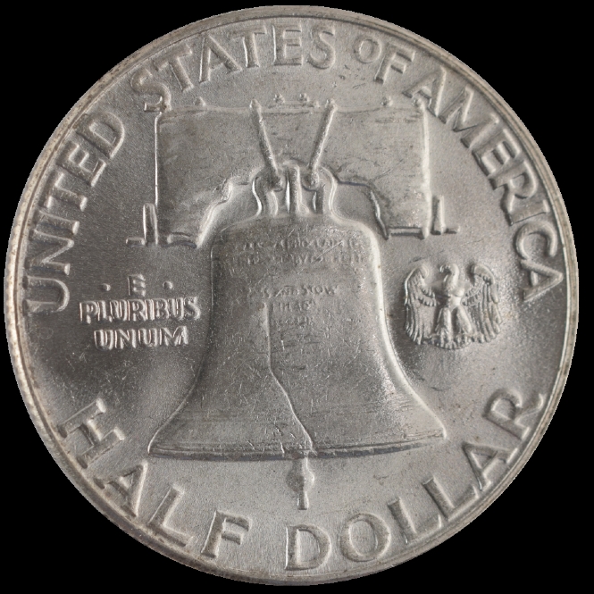 1952 U.S. 50¢ - Ben Franklin Silver Half Dollar - CH BU