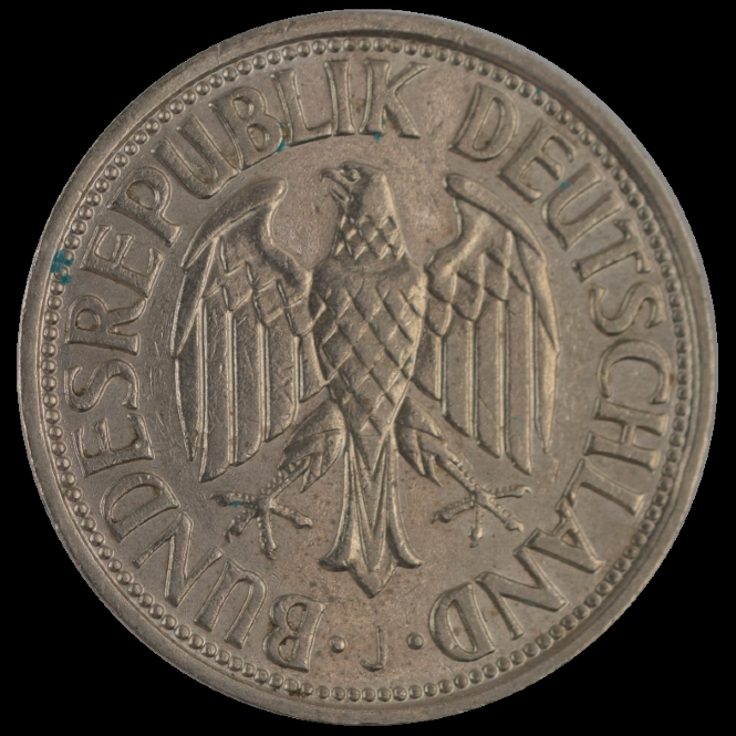 1956-J Germany 1 Deutsche Mark - Federal Republic