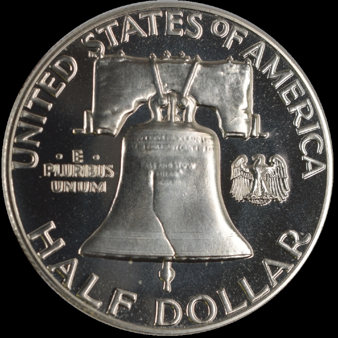 1963 U.S. 50¢ - Ben Franklin Silver Half Dollar - Gem Proof