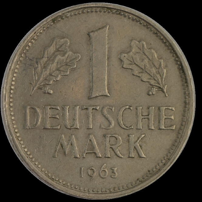 1963-J Germany 1 Deutsche Mark - Federal Republic