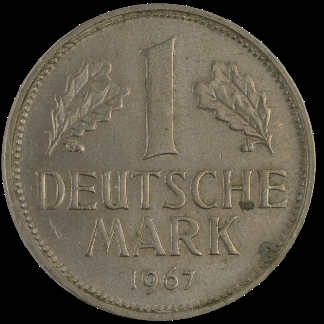 1967-F Germany 1 Deutsche Mark - Federal Republic