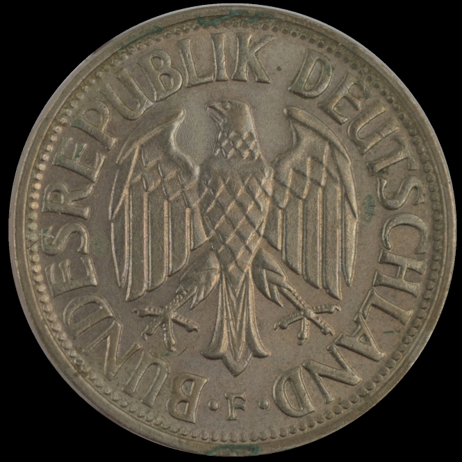 1967-F Germany 1 Deutsche Mark - Federal Republic