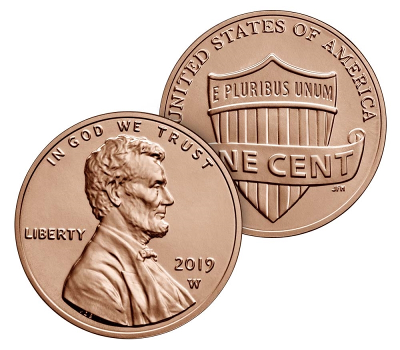 2019-W Lincoln Shield Cent - Brilliant Uncirculated