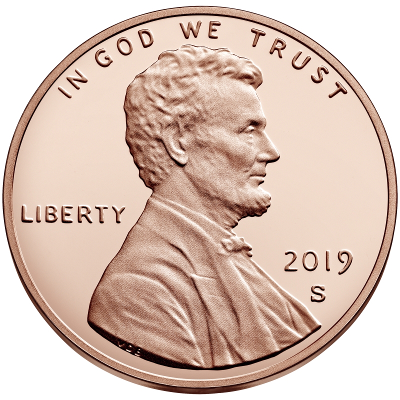 2019-S Lincoln Shield Cent - Proof