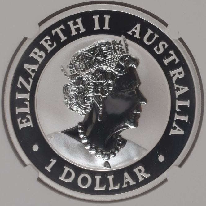 2019-P Australia $1 - Welcome Stranger Gold Nugget - NGC MS70