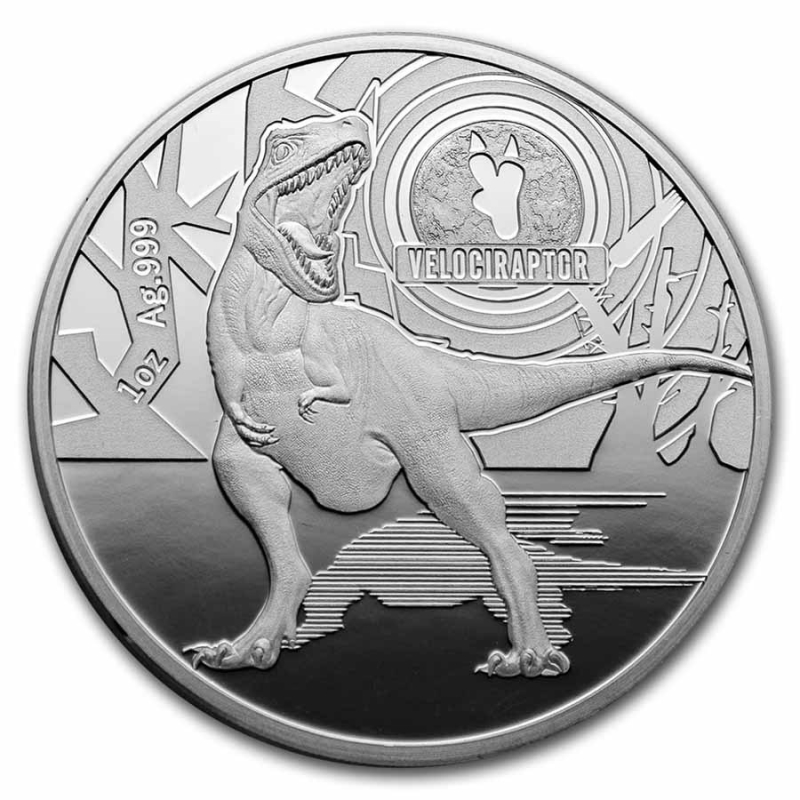 2021 Solomon Islands 3x $5 - Age of the Dinosaurs Coin Set - 3x 1oz Silver