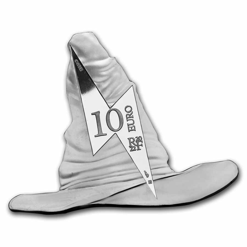 2022 France €10 - Harry Potter Magic Sorting Hat - 22.2g Silver