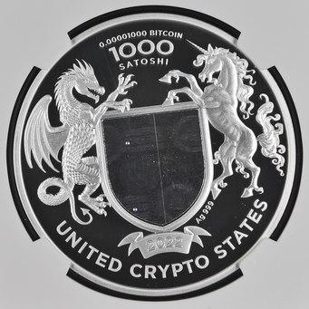 2022 United Crypto States 1000 Satoshi - Liberty Coin