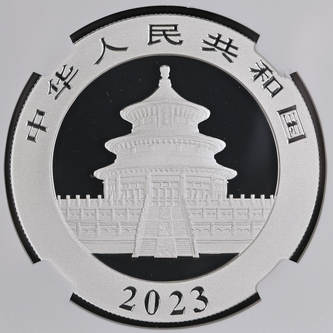 2023 China 10 Yuan 30g Silver Panda - NGC MS70 (40th Anniversary)