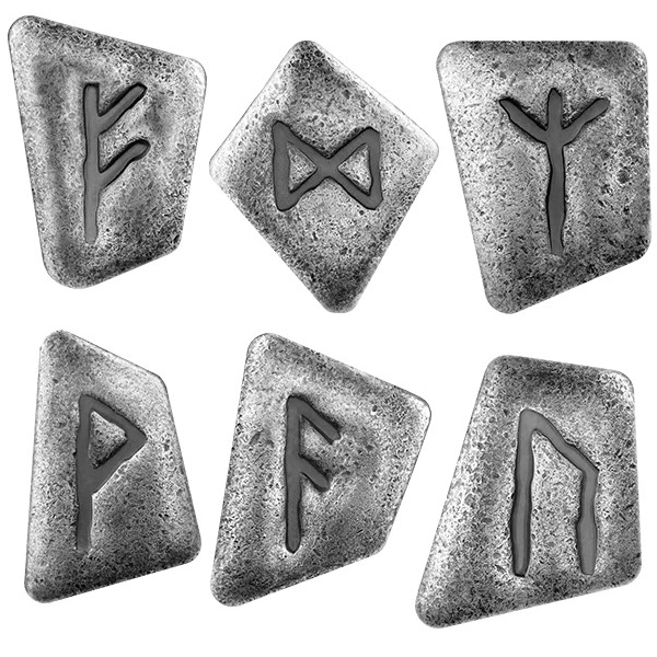 2023 Germania Mint - Rune Stone Cast Bar Set - 6x 1/2oz silver (UV ...