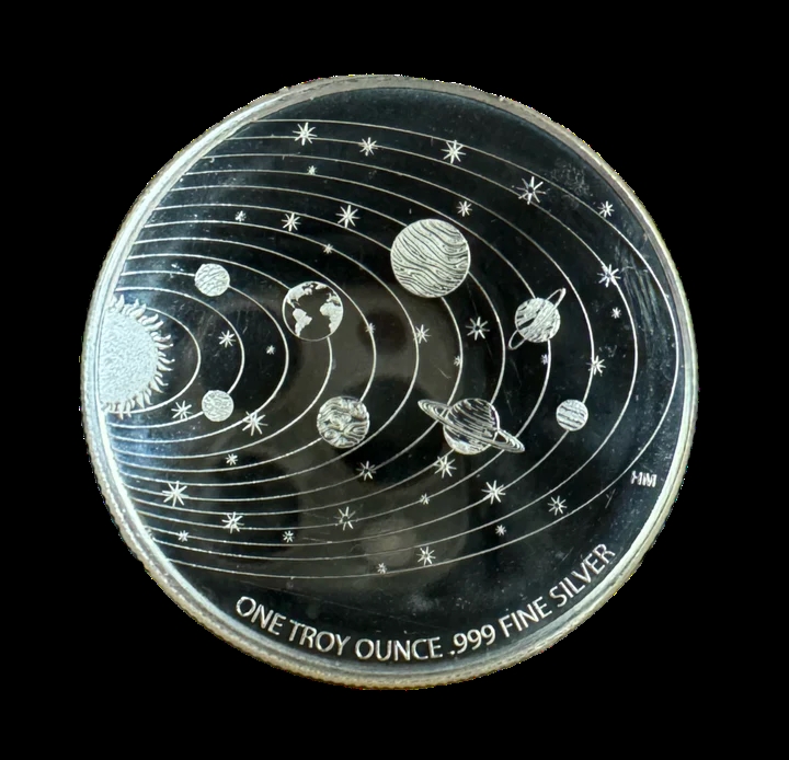 2023 Highland Mint - Alien UFO Congress Invasion - Colorized (1oz Silver)