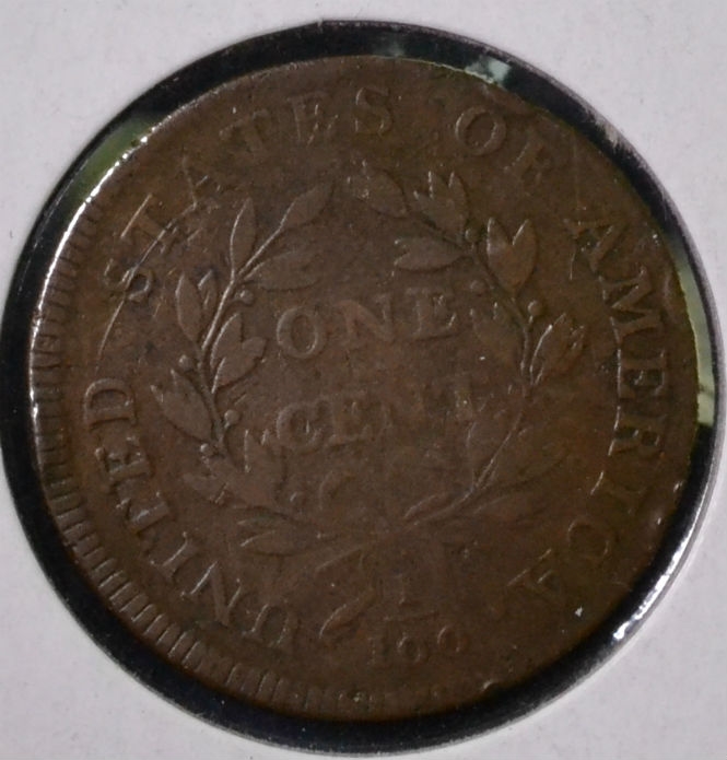 1798 Draped Bust Large Cent - F
