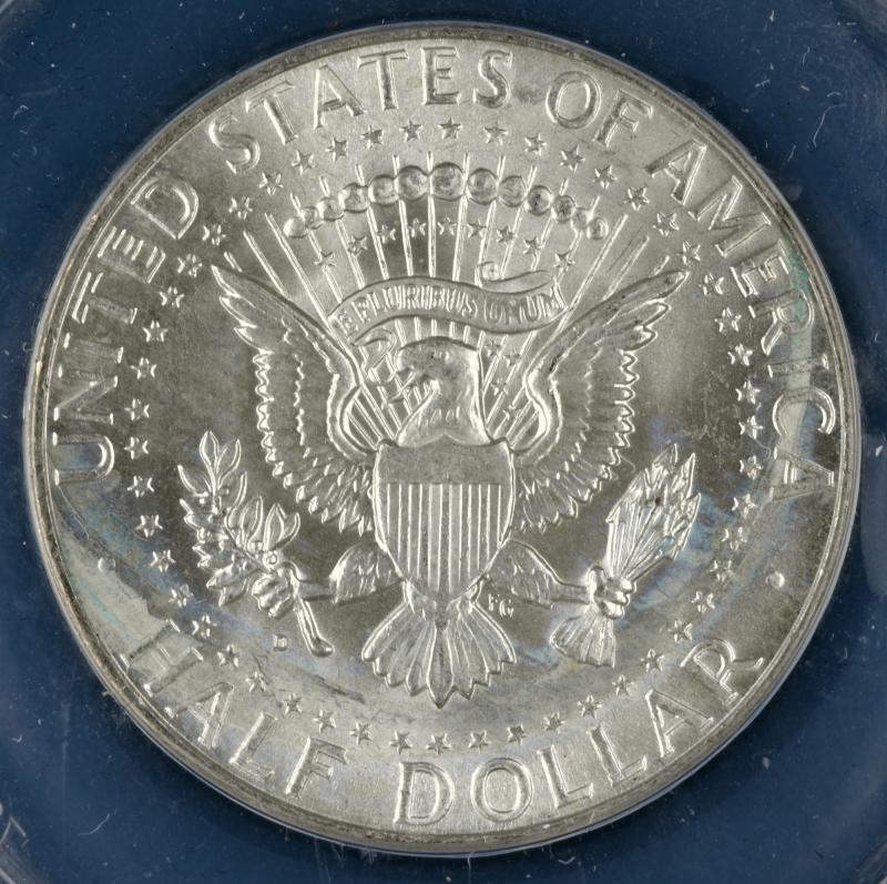 1964 D 50C KENNEDY HALF DOLLAR ANACS MS63 DDO 015 6263600 1964-d-50c-kennedy-half-dollar-anacs-ms63-ddo-015-6263600