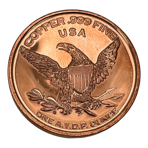 1 oz Copper Round - Sitting Bull