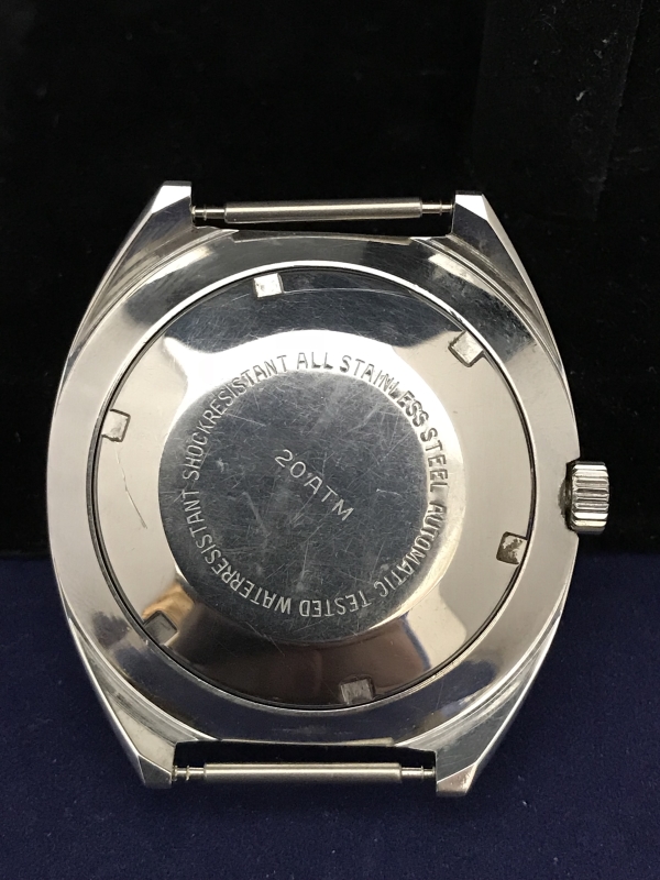 Vintage 70's SWISS Clinton 25j Automatic World Timer Wrist Watch ...