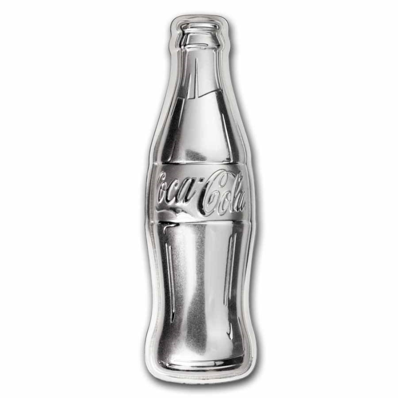 Coca Cola 1oz .999 Silver Bottle