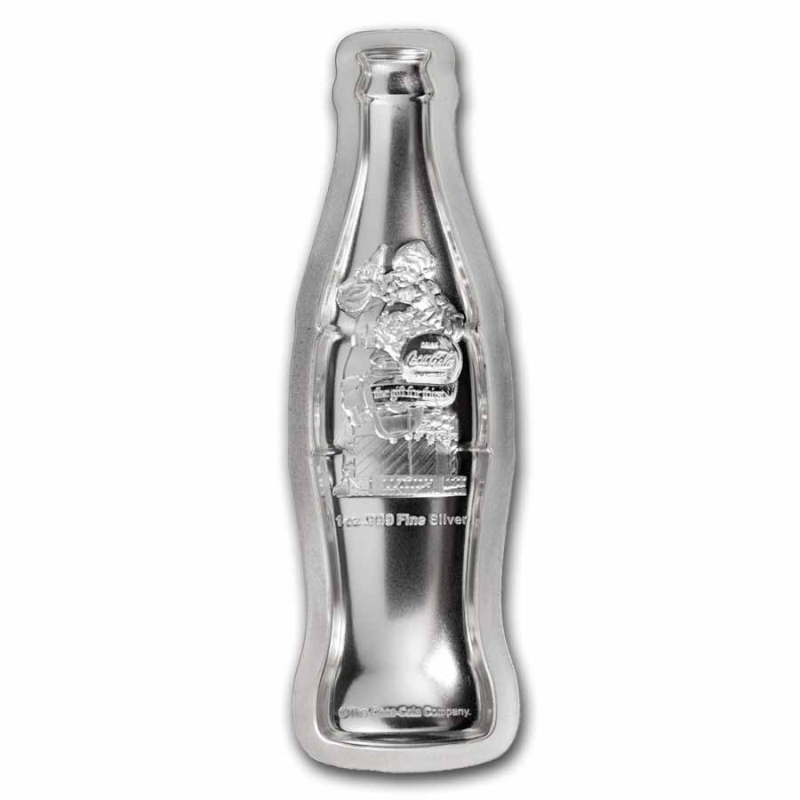 Coca Cola 1oz .999 Silver Bottle