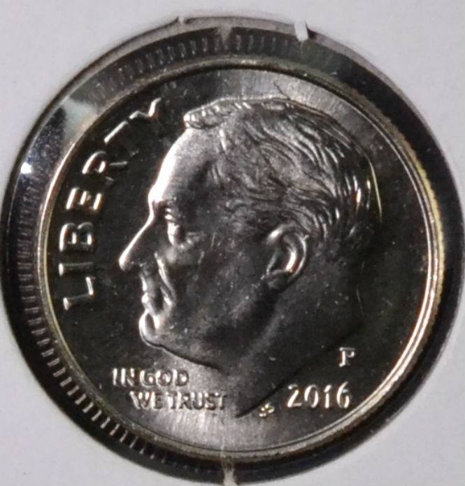 2016-P Roosevelt Dime- BU