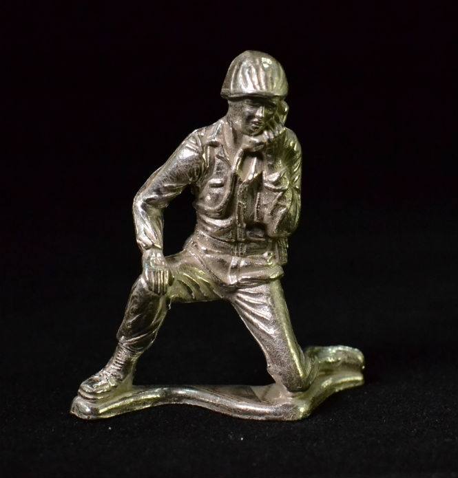 6-pc Silver Army Men Set