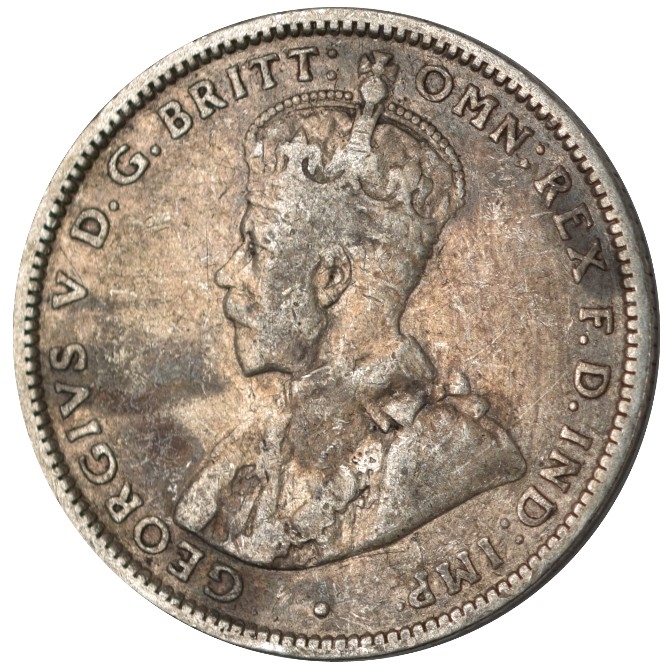 1920-M Australia 1 Shilling - George V (Silver)