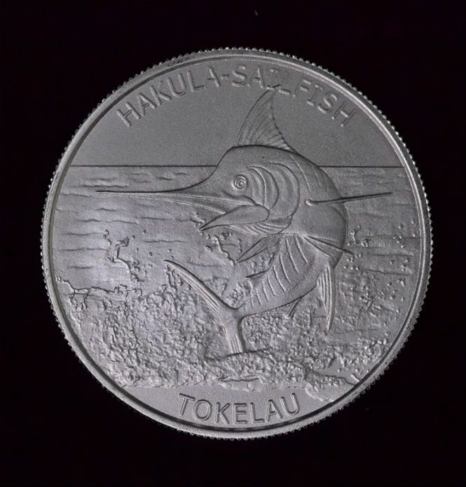 2016 1 oz Silver Tokelauan Hakula Sailfish