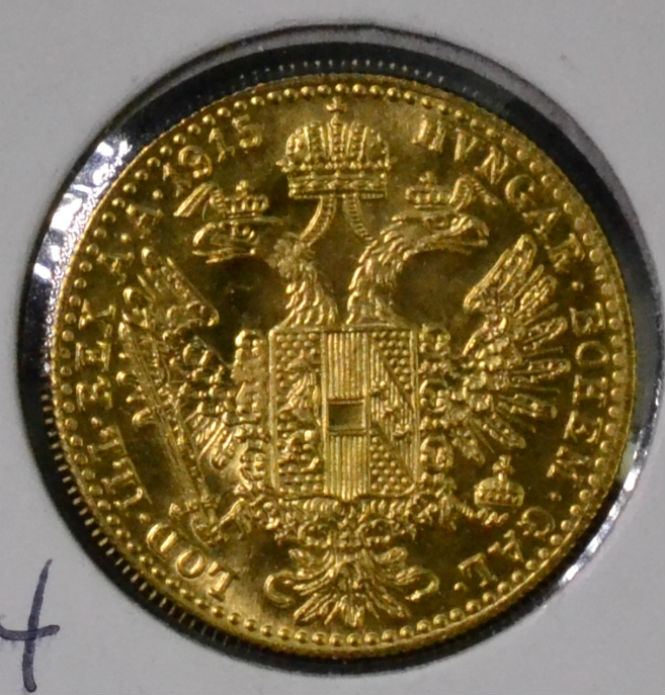 1915 Austrian Gold 1 Ducat