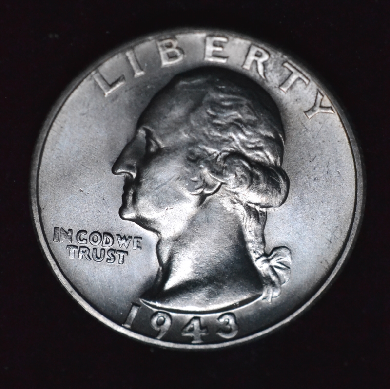 1943-S Washington Quarter Dollar - CHBU