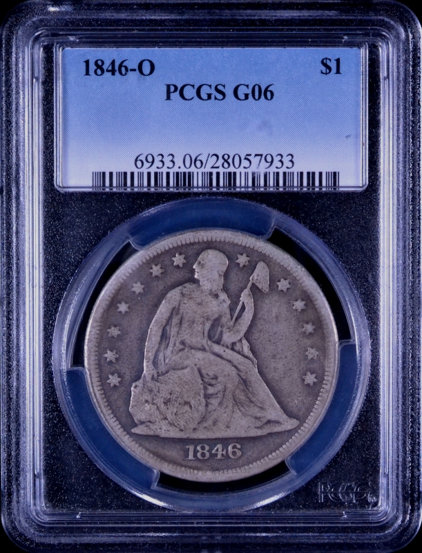 1846-O $1 Seated Liberty Dollar PCGS G 06 28057933