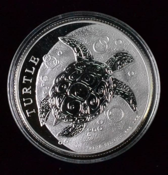 2015 1 oz Silver Niue Hawksbill Turtle