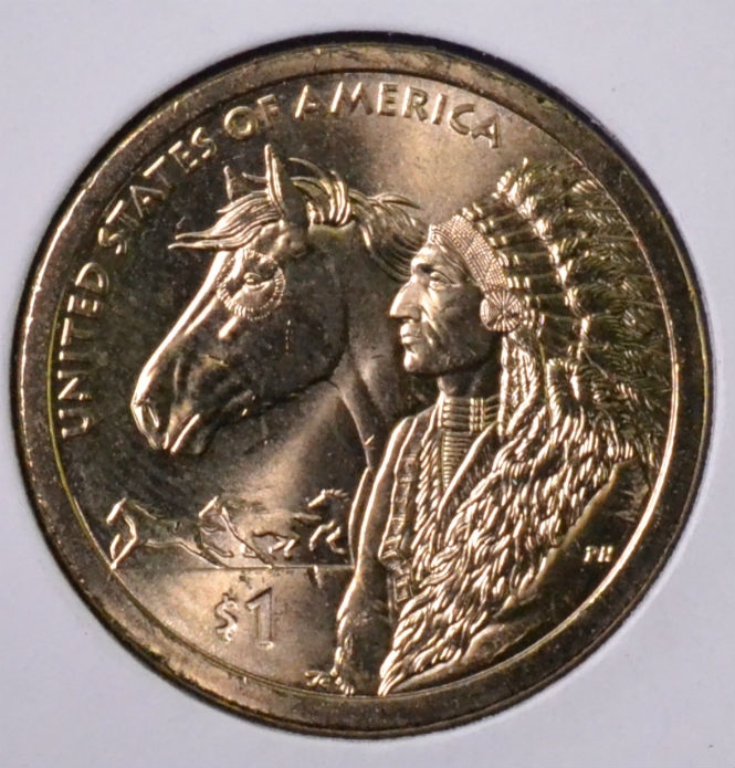 2012-P U.S. $1 - Native American: Trade Routes in The 17th Century - BU