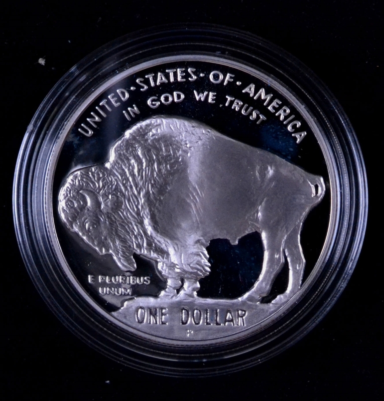 2001-P American Buffalo Commemorative Silver Dollar Proof