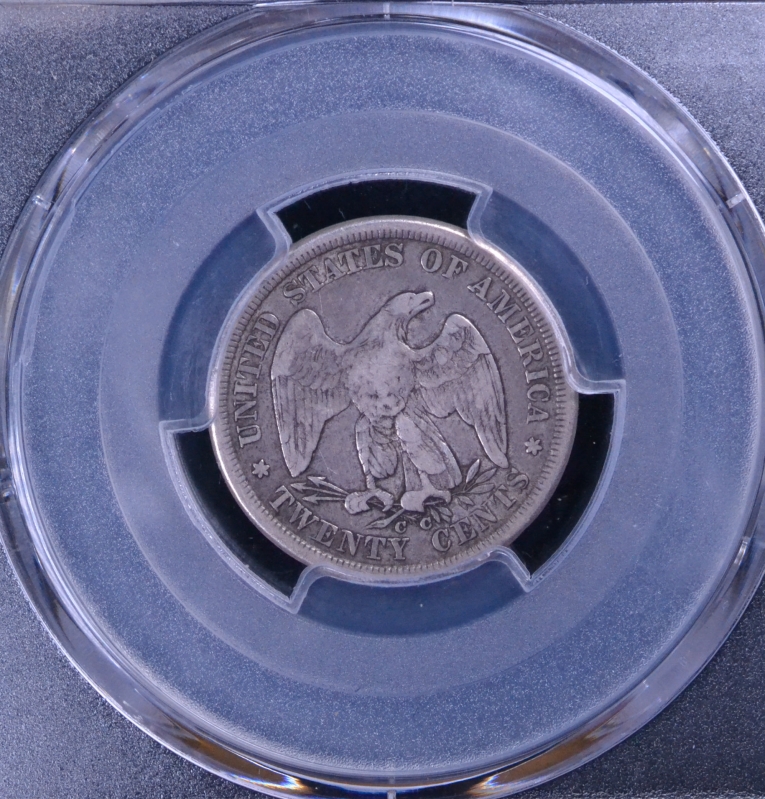 1875-CC 20C Seated Liberty Twenty Cent PCGS VF 20 35156140