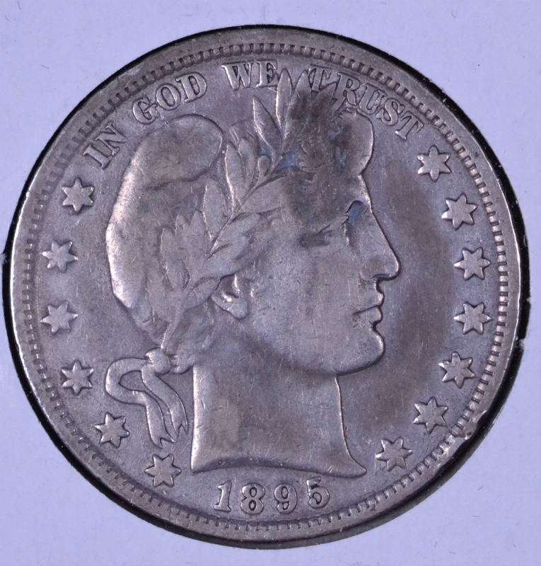 1895 Barber Half Dollar - VF Cleaned