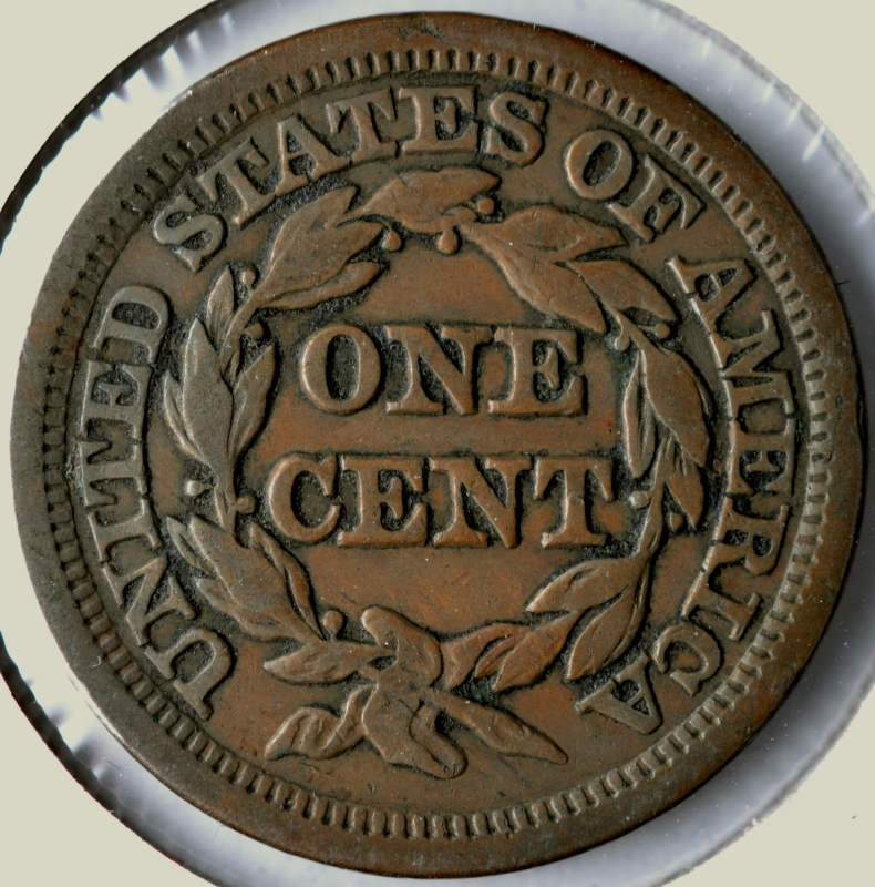 1848 Liberty Head Large Cent - VF+