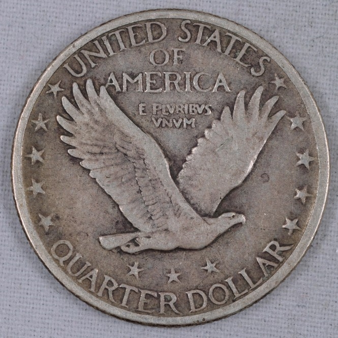 1919 U.S. 25¢ - Standing Liberty Silver Quarter - EF