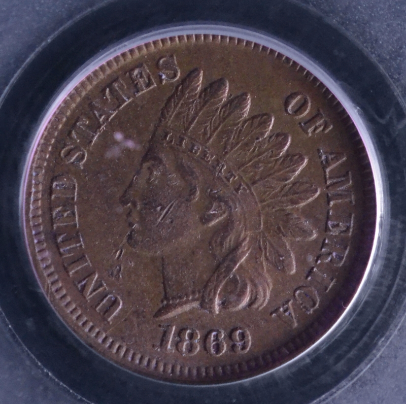 1869 Indian Head Cent - PCGS Genuine 15182519