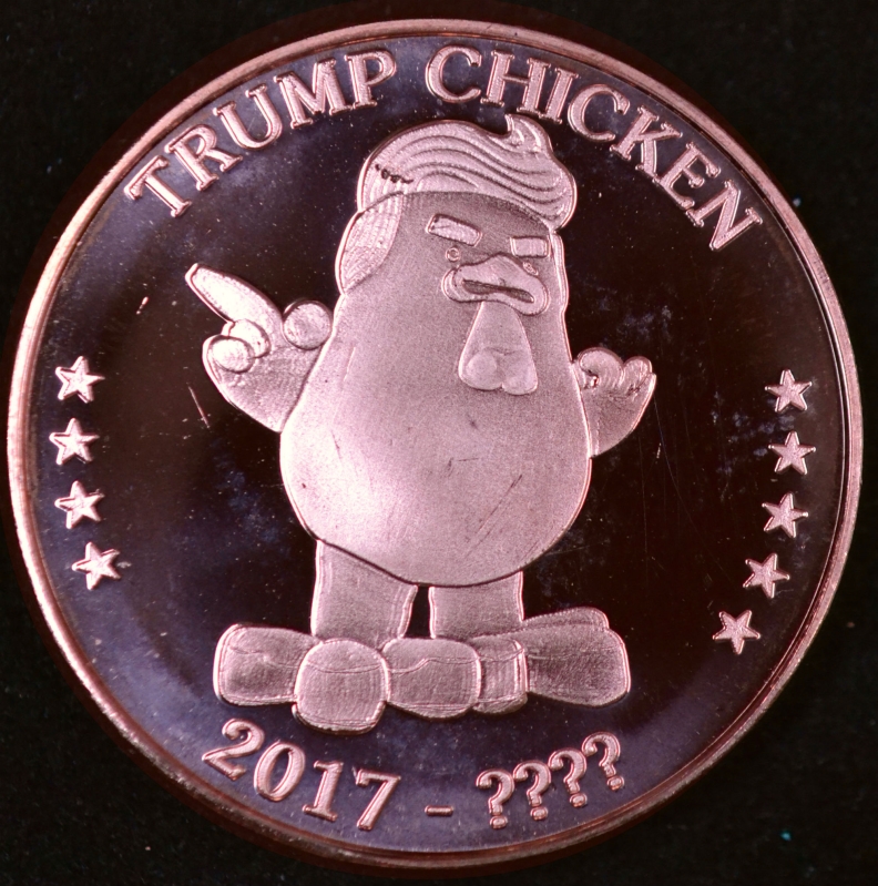 1 oz Copper Trump Chicken